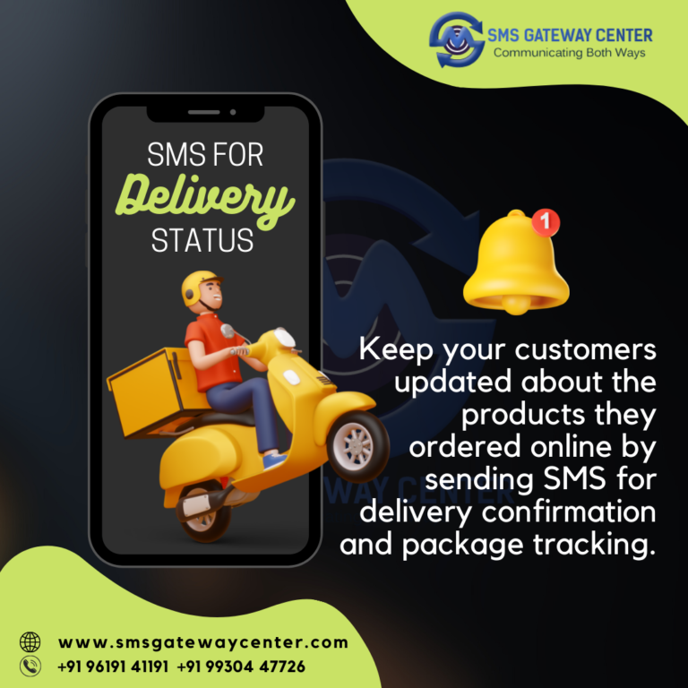 Bulk Sms For Order Delivery Status Sms Gateway Center Blog