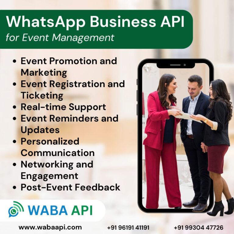 WhatsApp Business API for Event Management – SMSGatewayCenter Blog