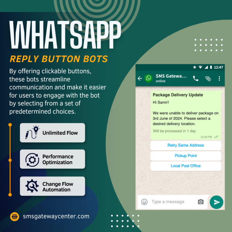 Revolutionizing Customer Interaction with WhatsApp Reply Button Bots – SMSGatewayCenter Blog